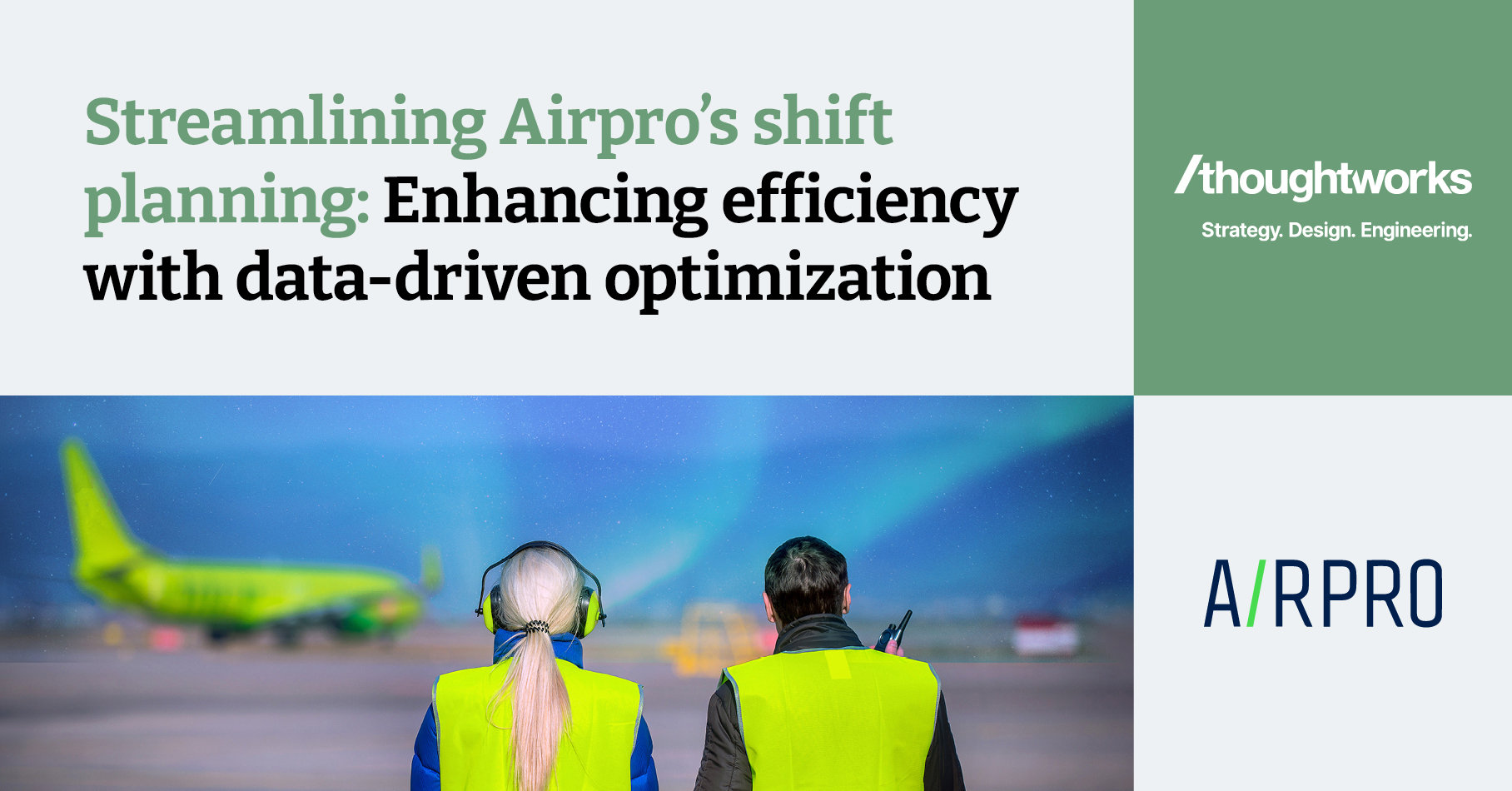 Aviation industry AI and machine learning case study: Airpro | Thoughtworks
