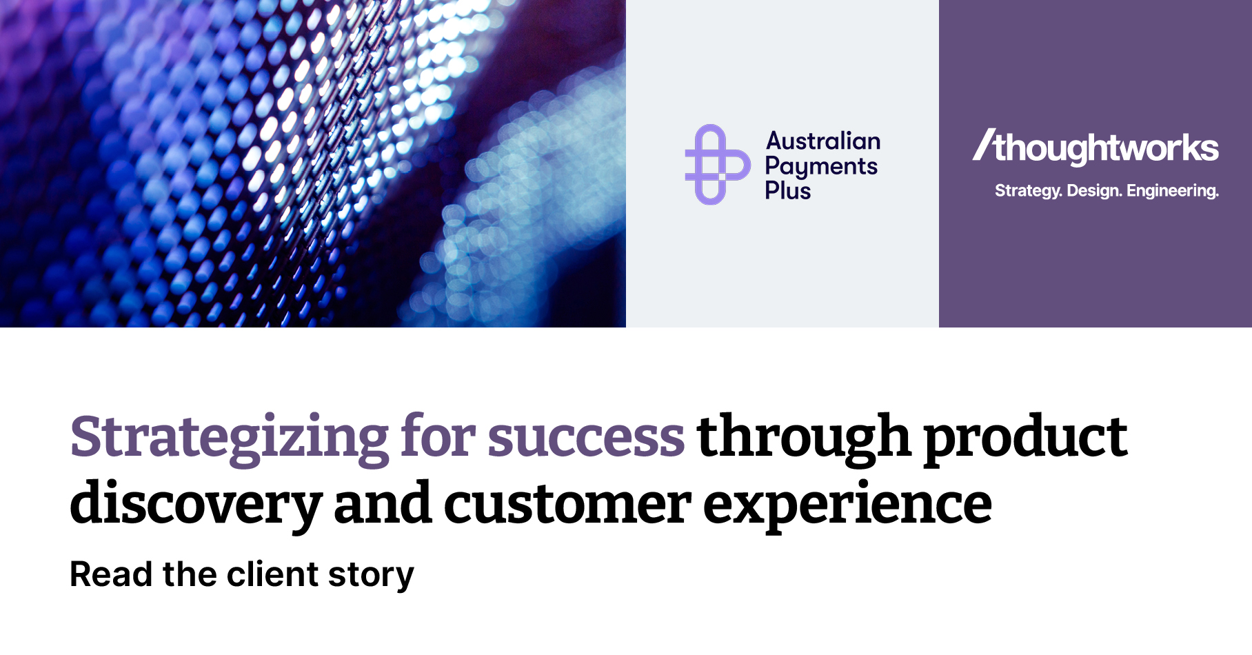 Australian Payments Plus: Product discovery and customer experience ...
