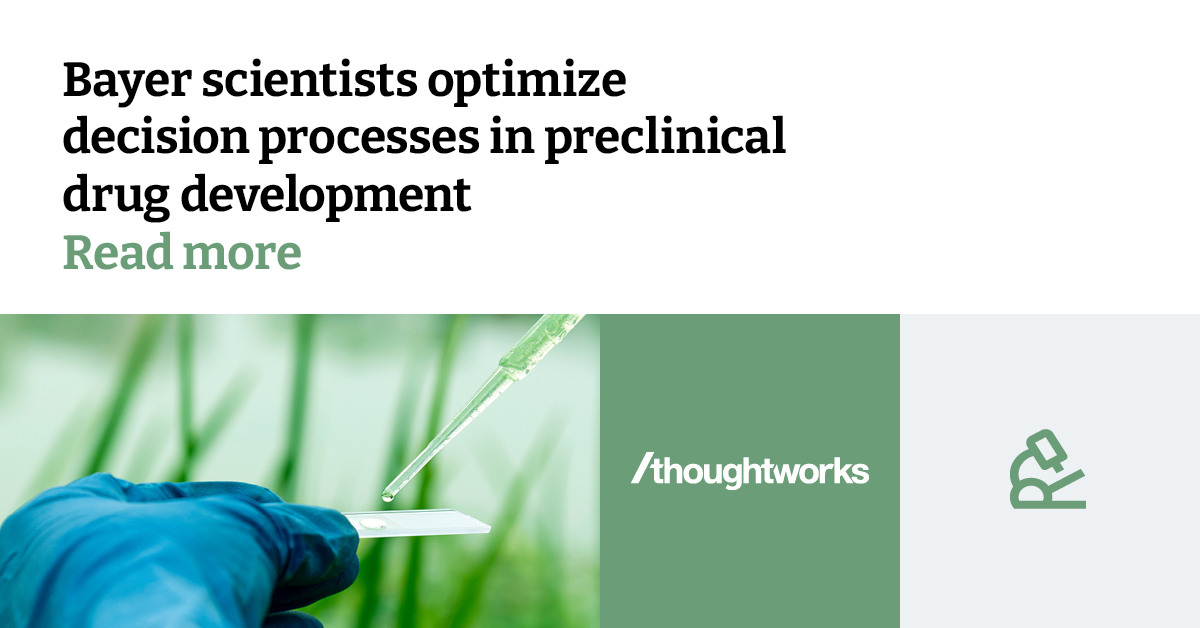 Bayer scientists optimize decision processes in preclinical drug ...