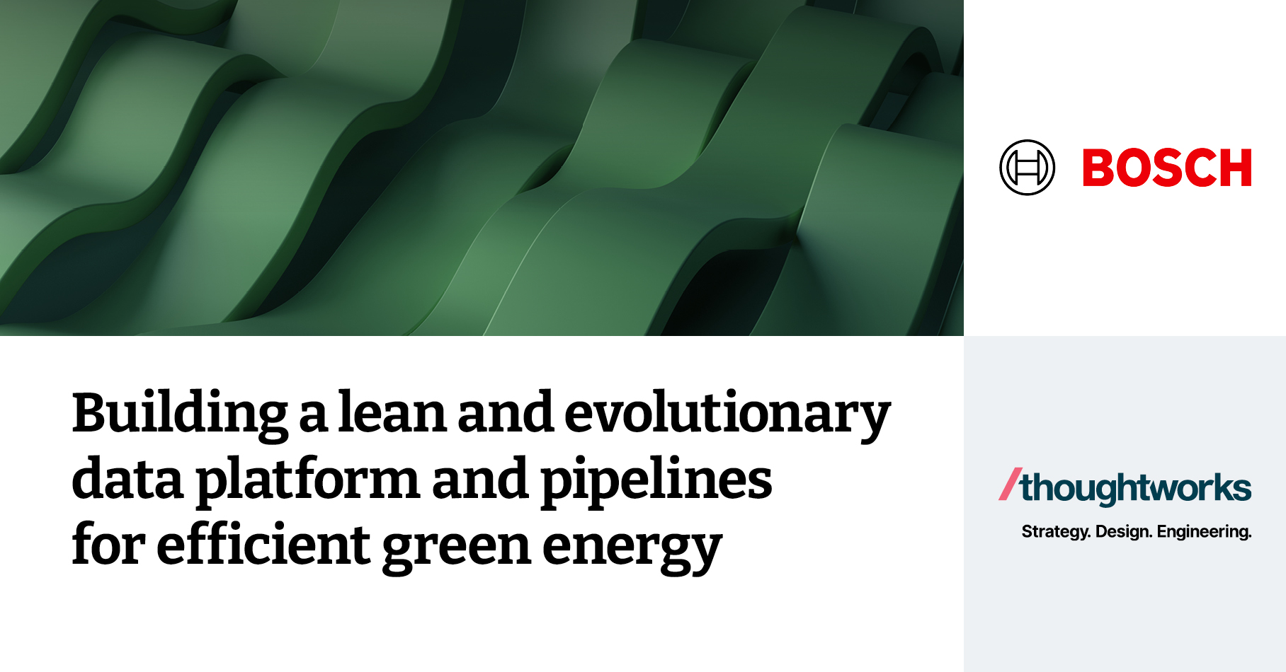 Bosch: Green energy in tech case study | Thoughtworks