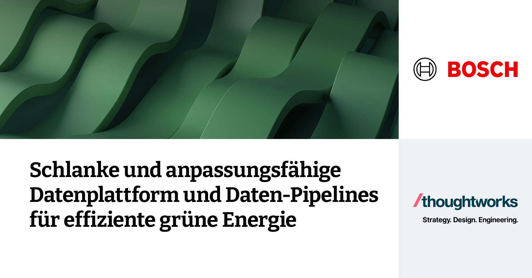 Bosch: Lean data platform | Thoughtworks Germany
