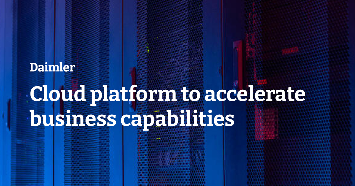 Cloud platform development in cars: How Mercedes-Benz uses AWS ...