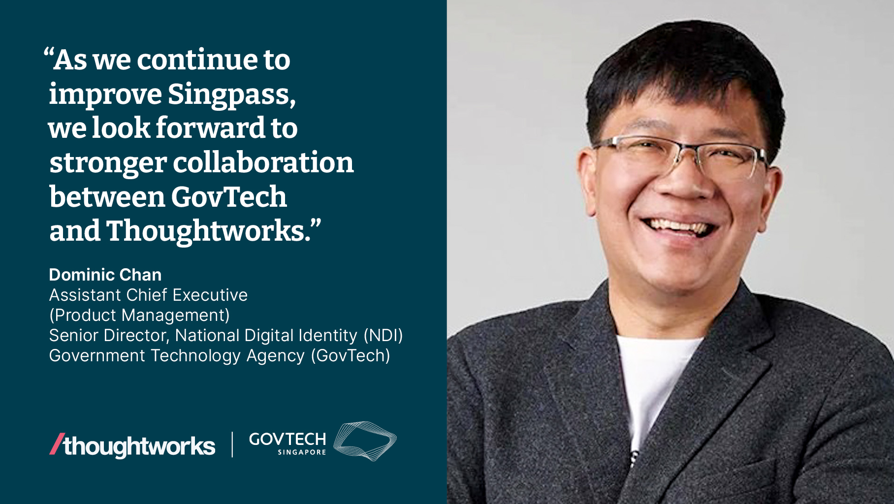 GovTech: 持续演进的新加坡国家数字身份平台 | Thoughtworks China