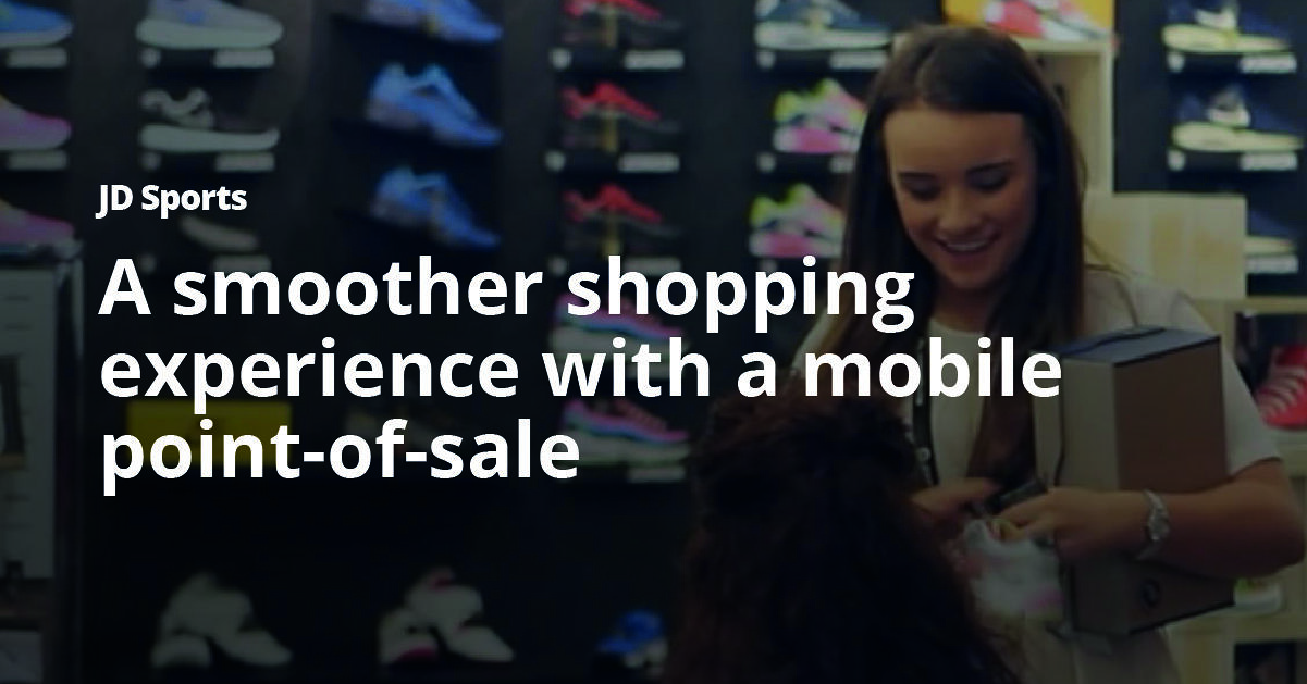 A smoother shopping experience with a mobile point-of-sale with JD ...