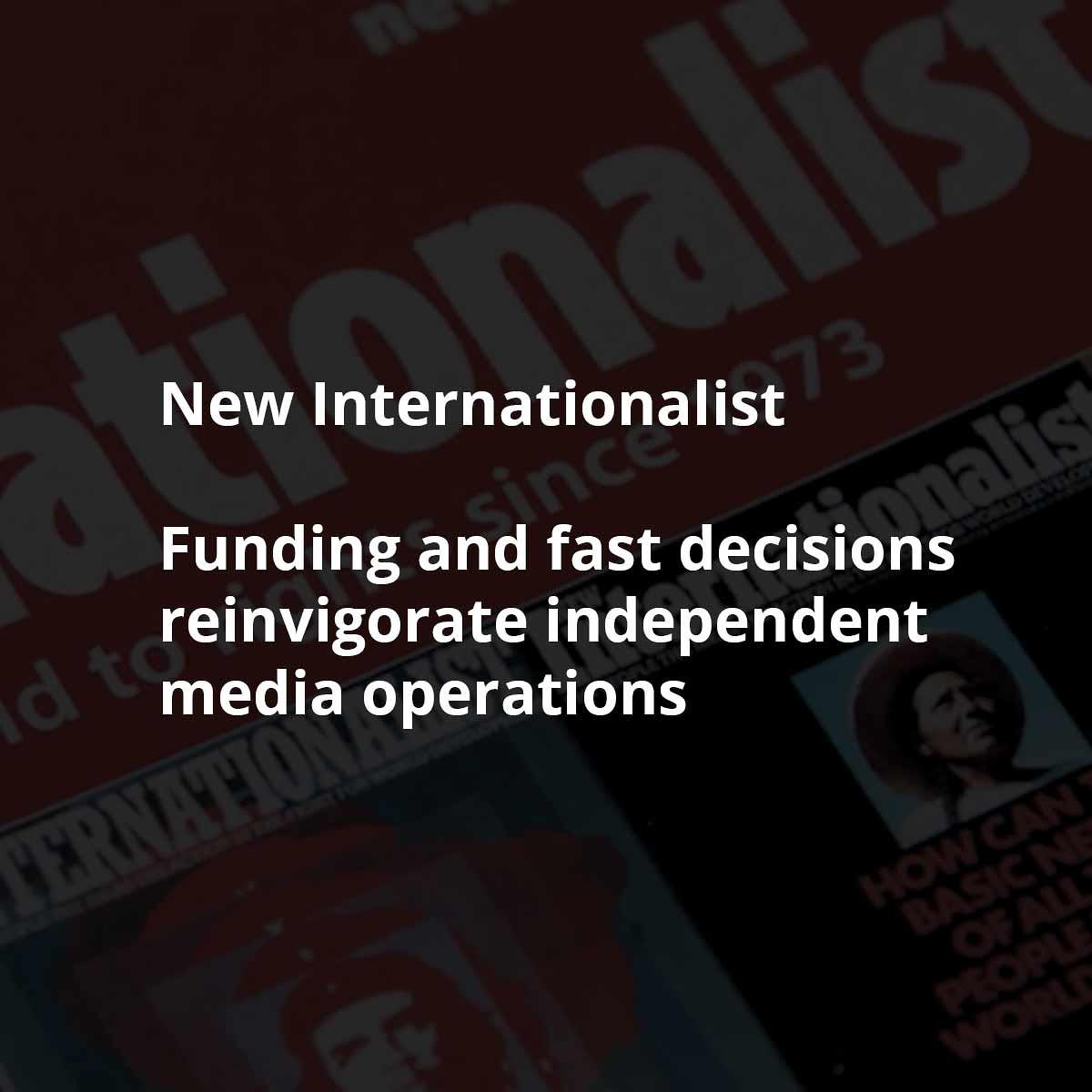 New Internationalist | Thoughtworks | Thoughtworks Germany