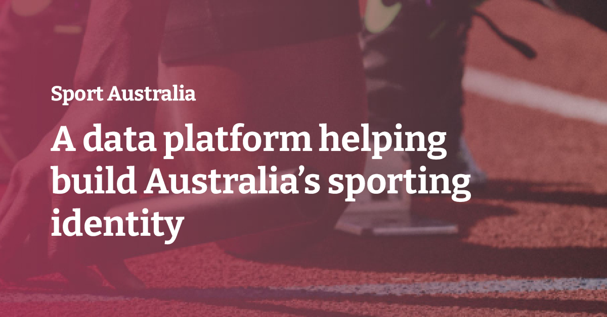 A data platform helping build Australia's sporting identity | Thoughtworks