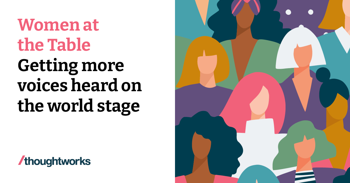 Women at the table | Thoughtworks India