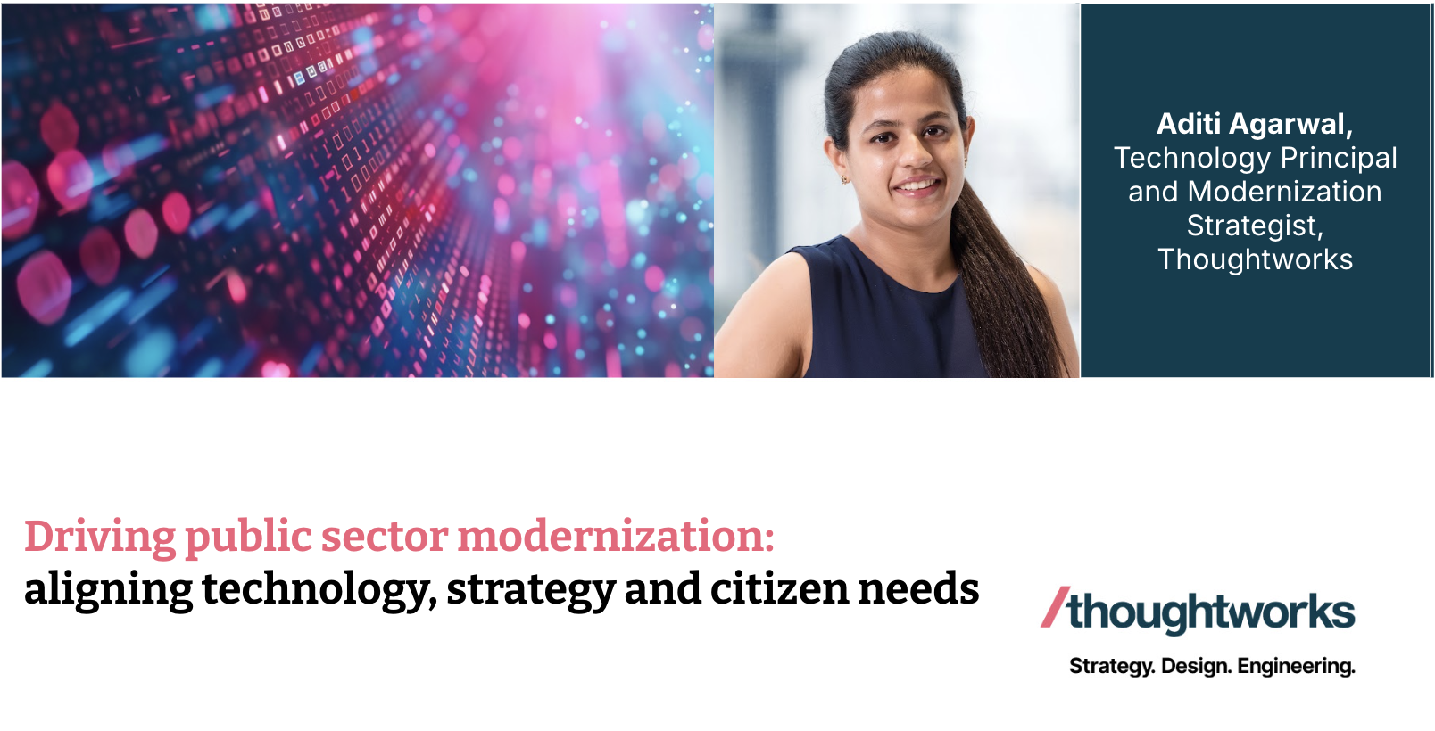 Driving public sector modernization: aligning technology, strategy, and citizen needs | Thoughtworks