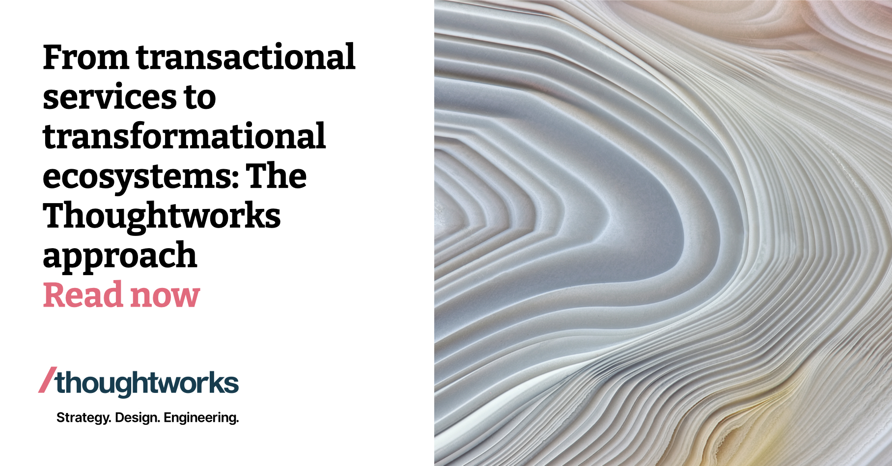 From transactional services to transformational ecosystems: The Thoughtworks approach ...