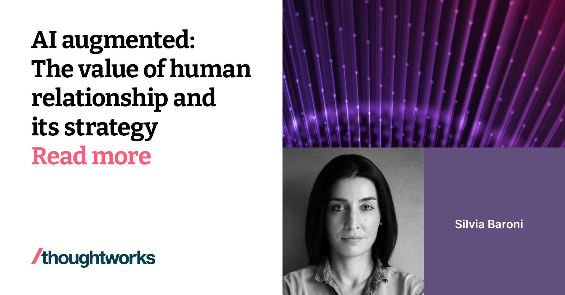 AI augmented: The value of human relationship and its strategy | Thoughtworks