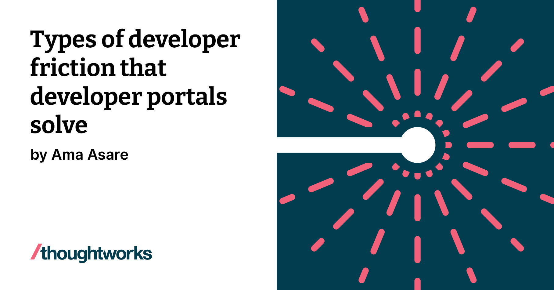 Types of developer friction that developer portals solve | Thoughtworks