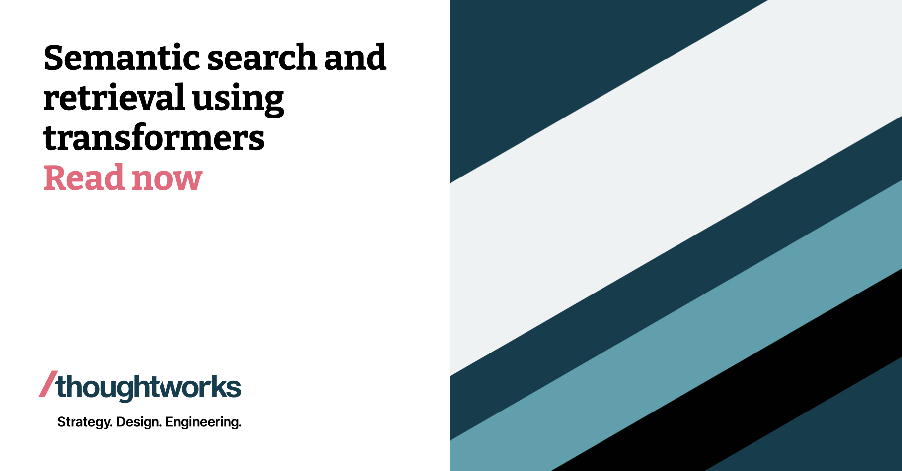 Semantic search and retrieval using transformers | Thoughtworks