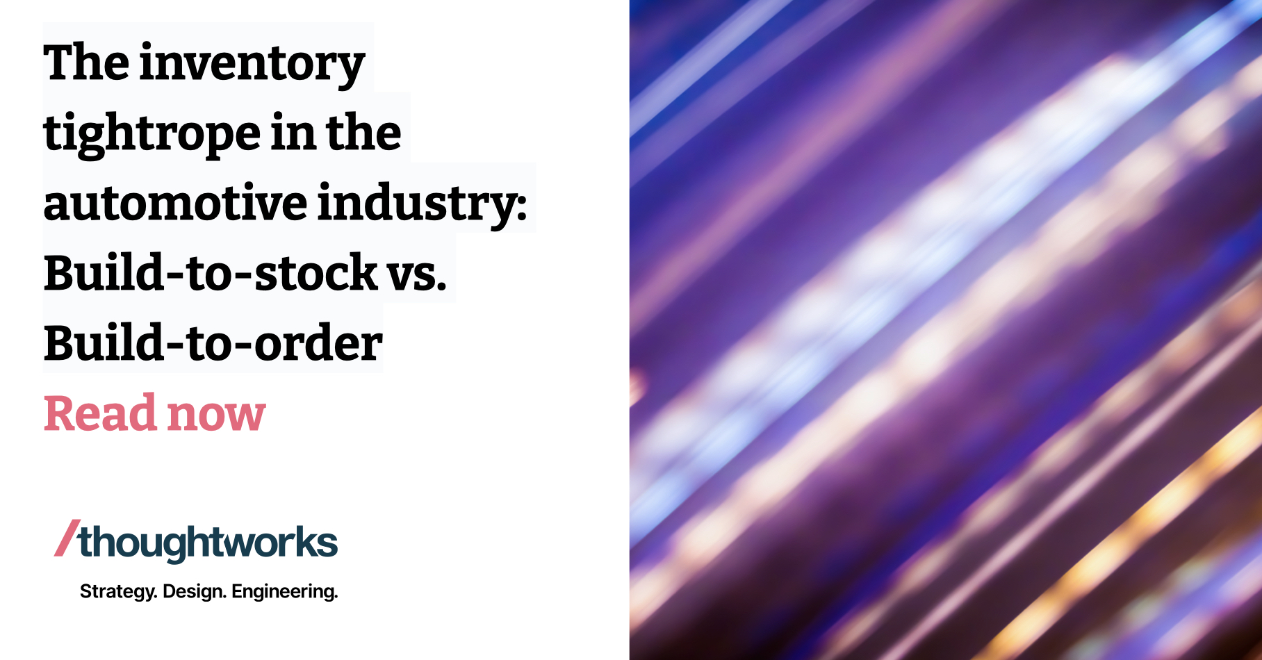 The inventory tightrope in the automotive industry: Build-to-stock vs ...