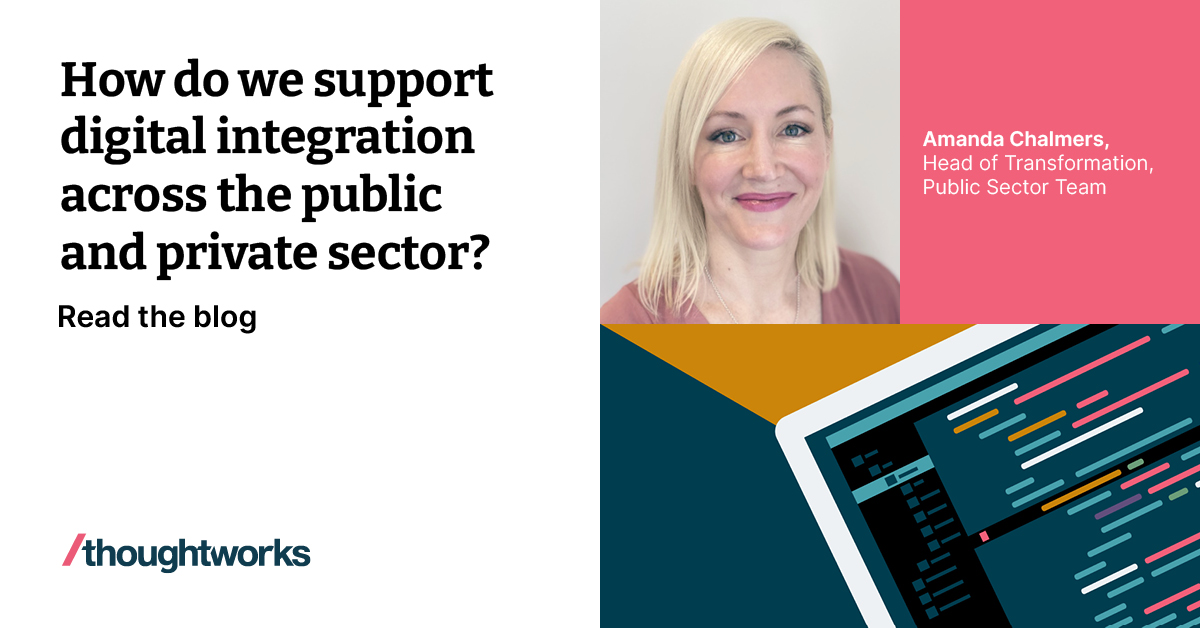 How do we support digital integration across the public and private ...