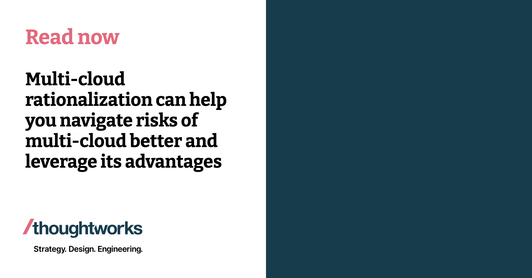 Why multi-cloud rationalization matters | Thoughtworks