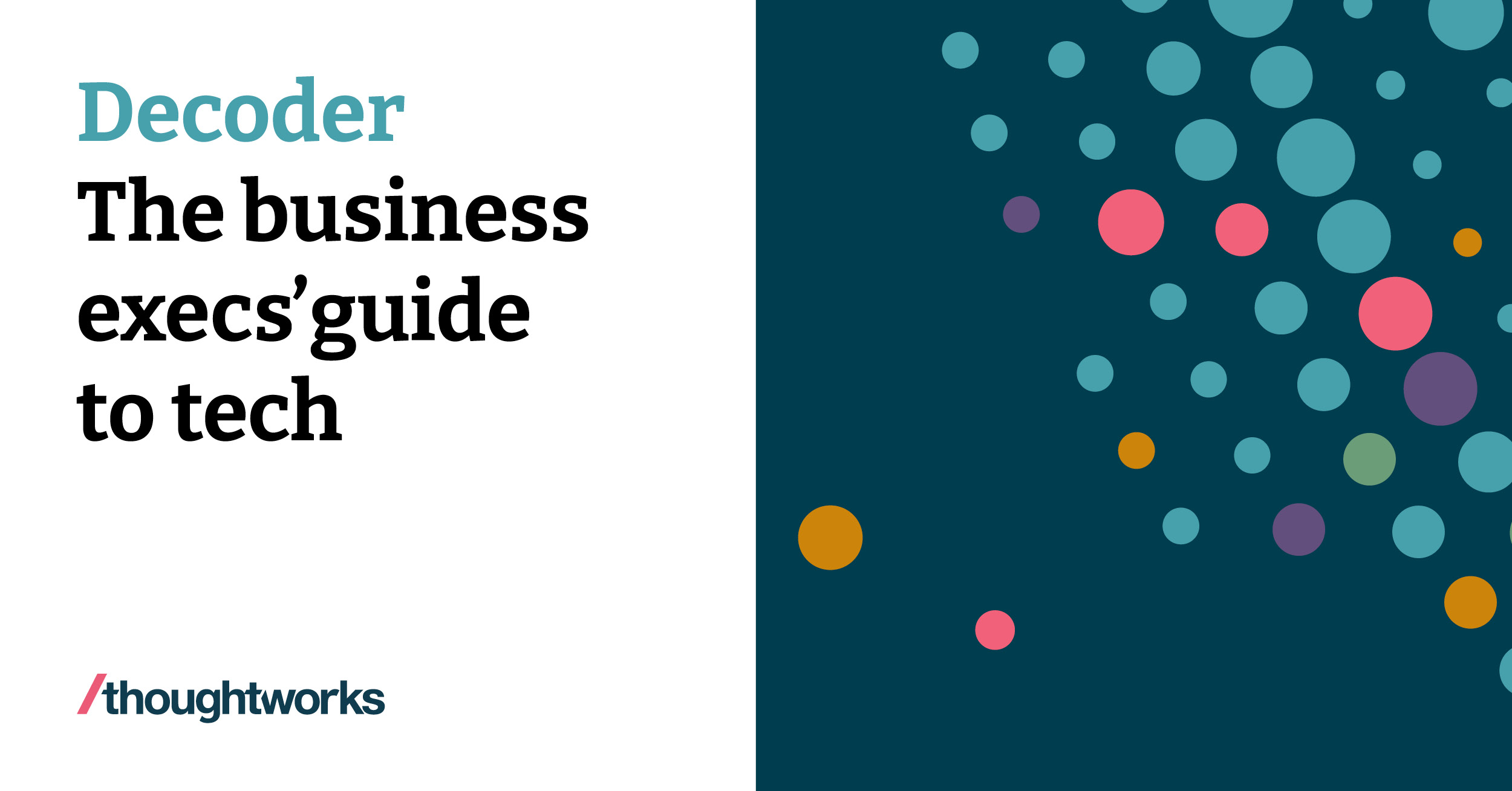 Decoder: the A-Z guide to tech | Thoughtworks