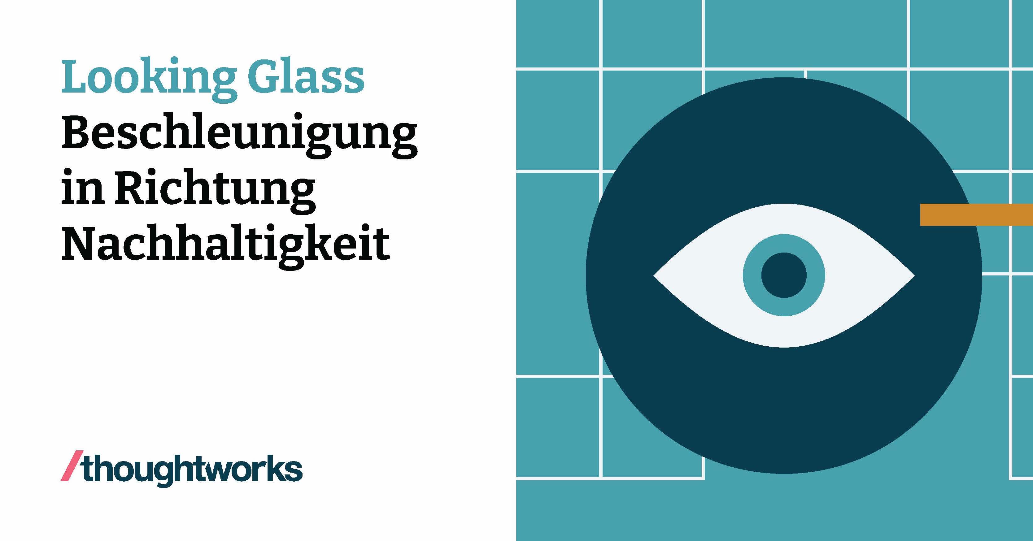Linse fünf — Beschleunigung in Richtung Nachhaltigkeit | Thoughtworks ...