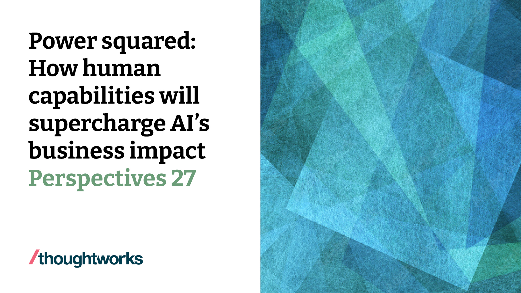 AI Strategy | Perspectives | Thoughtworks