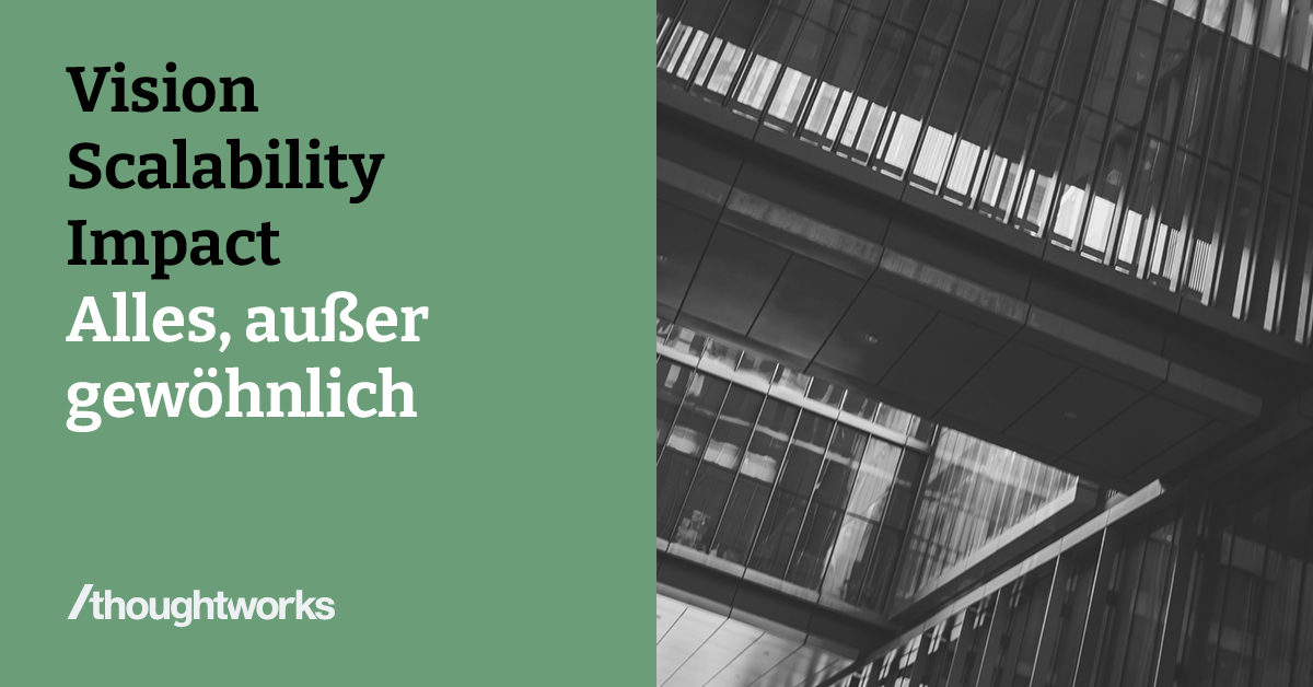 Enterprise Modernization, Plattformen und Cloud Hub | Thoughtworks Germany