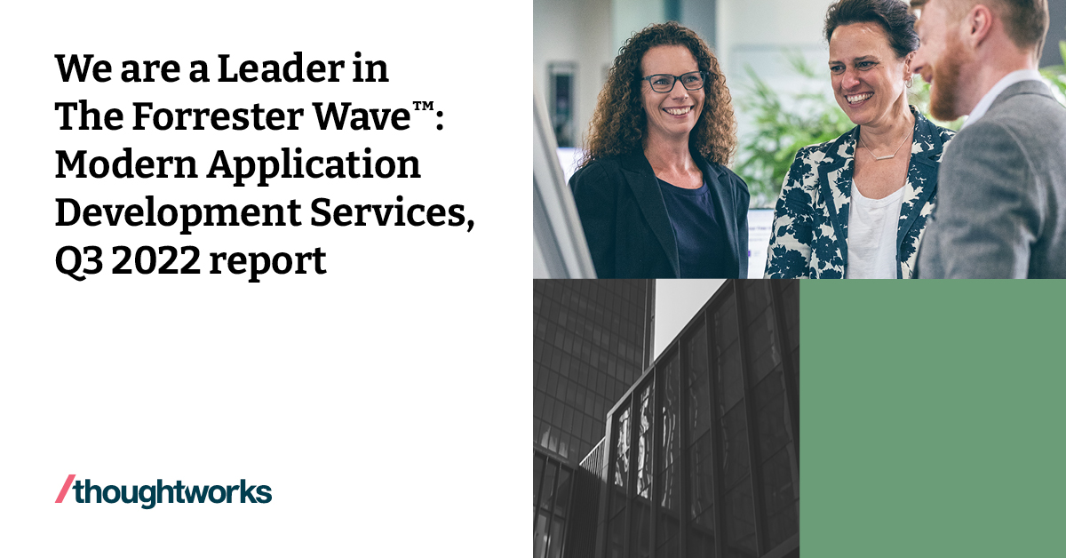 Forrester Wave: Modern Application Development Services, Q3 2022 ...