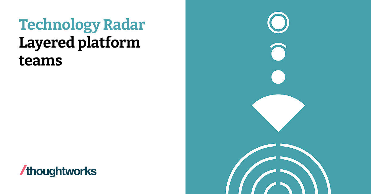 Layered platform teams | Technology Radar | Thoughtworks