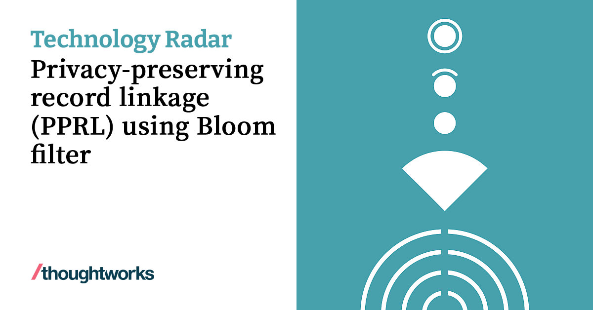 Privacy-preserving record linkage (PPRL) using Bloom filter ...